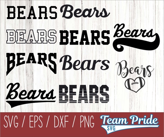Bears SVG Bundle Digital Download Printable Svg Eps Dxf - Etsy