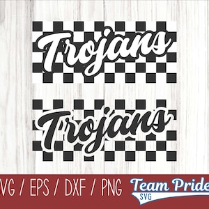 Trojans Retro Team Design SVG Digital Download Printable - Svg, Eps ...