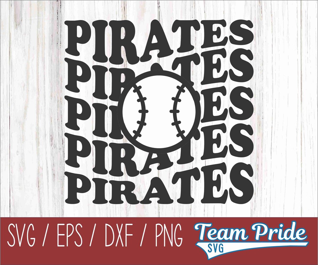 Pirates Baseball SVG Digital Download Printable - Svg, Eps, Dxf, Png ...