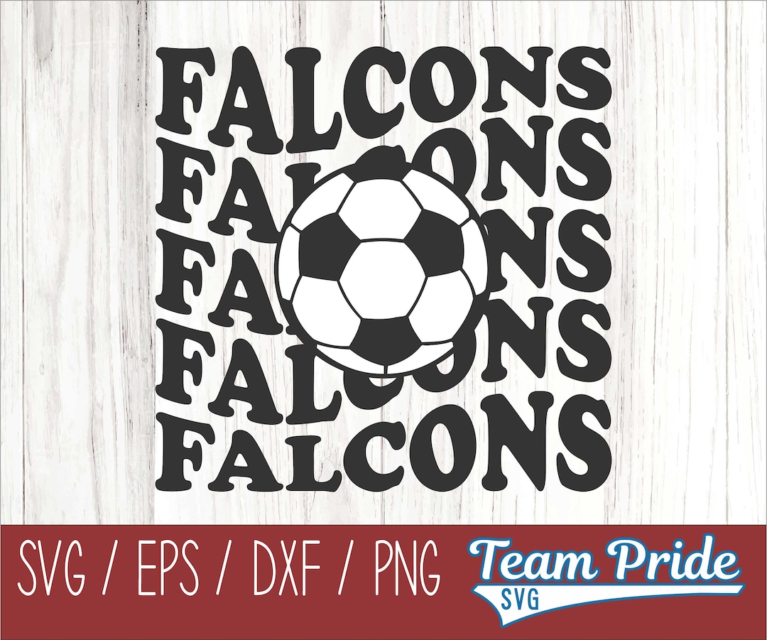 Falcons Soccer Retro Wave SVG Digital Download Printable - Svg, Eps ...