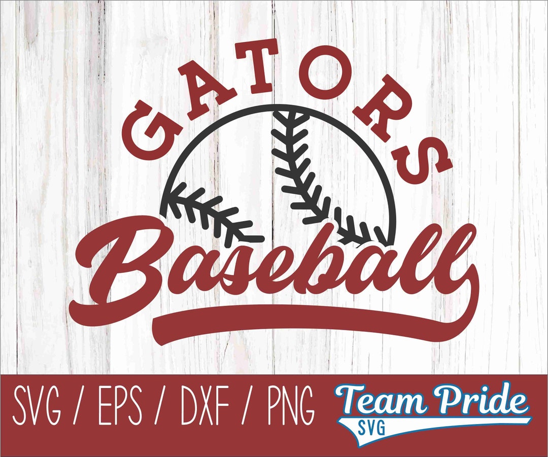 Gators Baseball Svg/dxf/eps/png Files - Sports Team Logo for Cutting ...