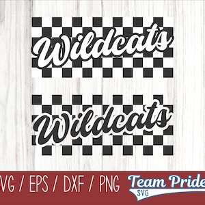 Wildcats Retro Team Design SVG Digital Download Printable - Svg, Eps ...