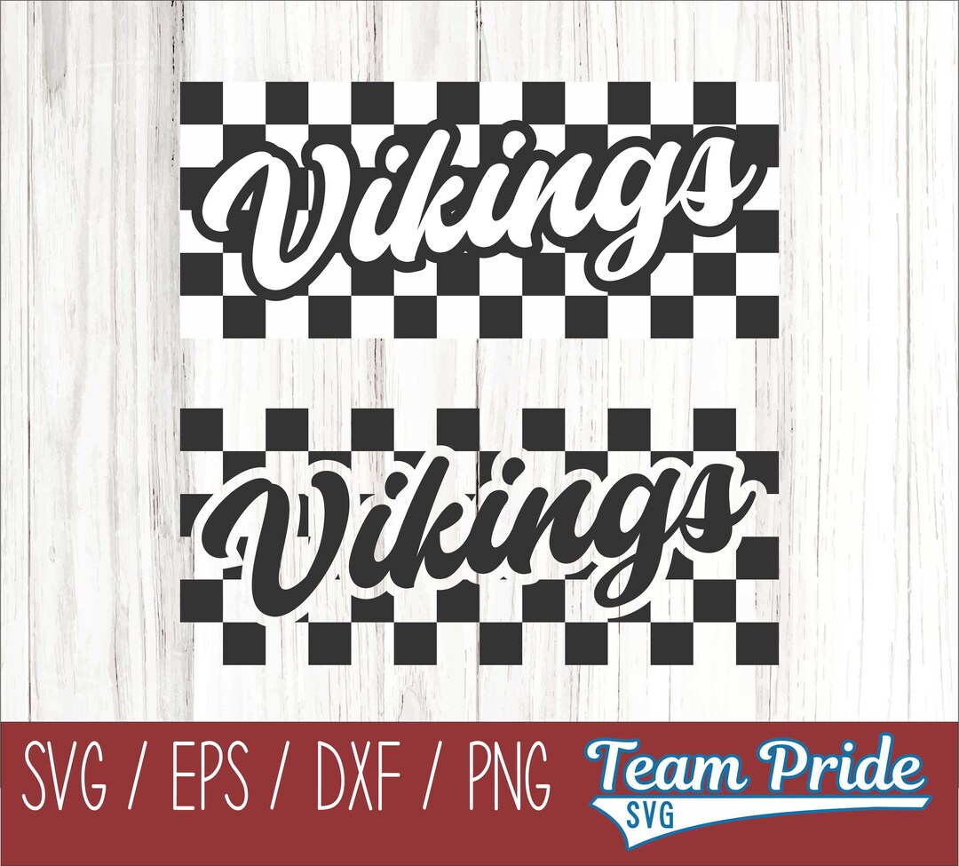 Vikings Retro Team Design SVG Digital Download Printable - Svg, Eps ...
