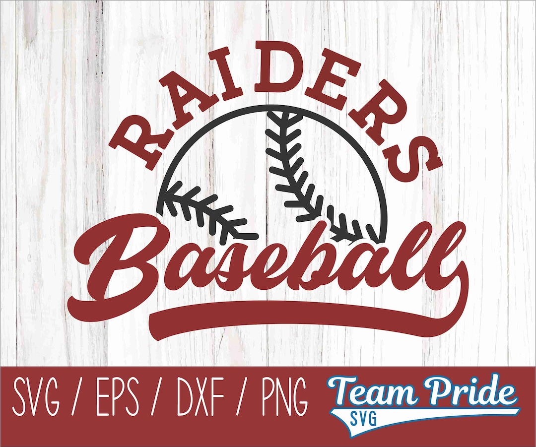 Raiders Baseball Svg/dxf/eps/png Files - Sports Team Logo for Cutting ...