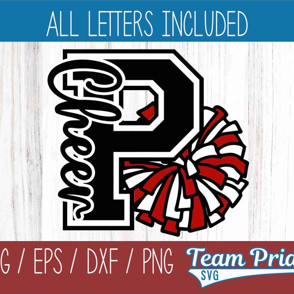 Cheer Silhouette Applique - Etsy