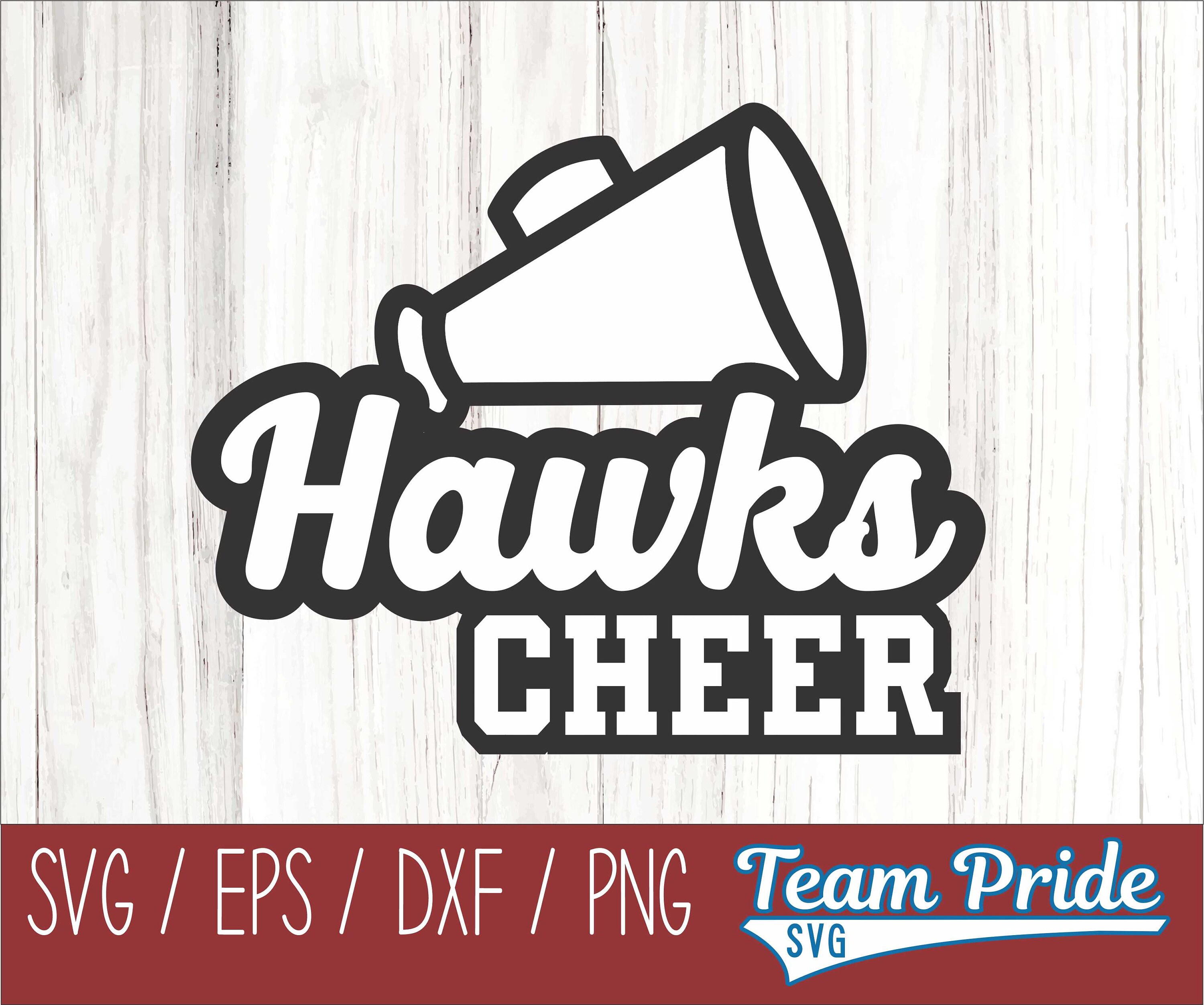 Hawks Cheer SVG Printable Digital Download PNG EPS Dxf Do It - Etsy