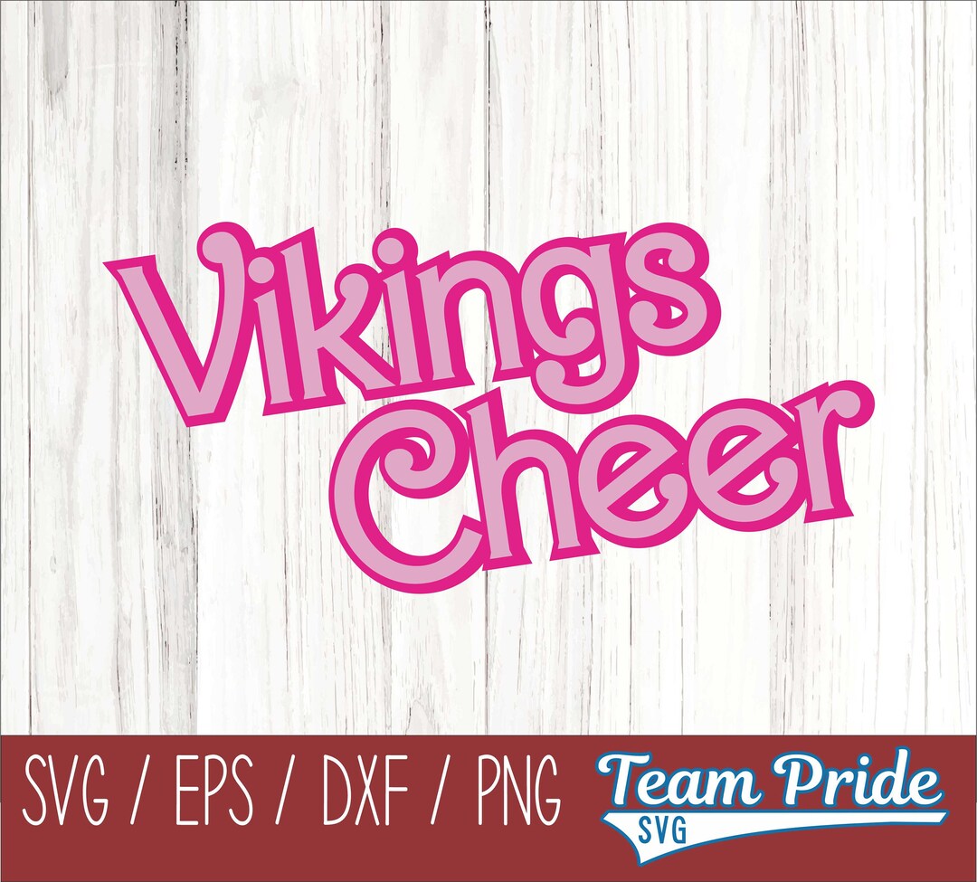 Barbi Vikings Cheer SVG Digital Download Printable - Svg, Eps, Dxf, Png ...