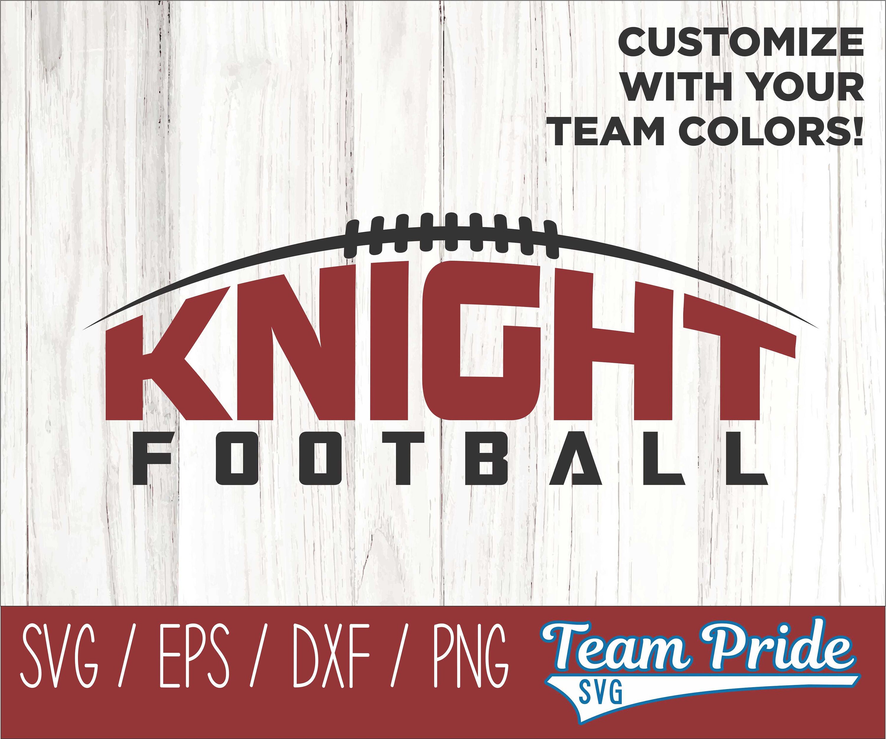 Knights Football SVG Digital Download Printable - Svg, Eps, Dxf, Png ...