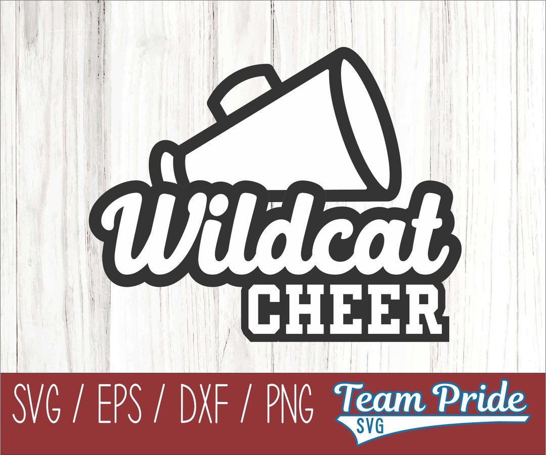 Wildcat Cheer SVG Printable Digital Download PNG EPS Dxf Do It Yourself ...