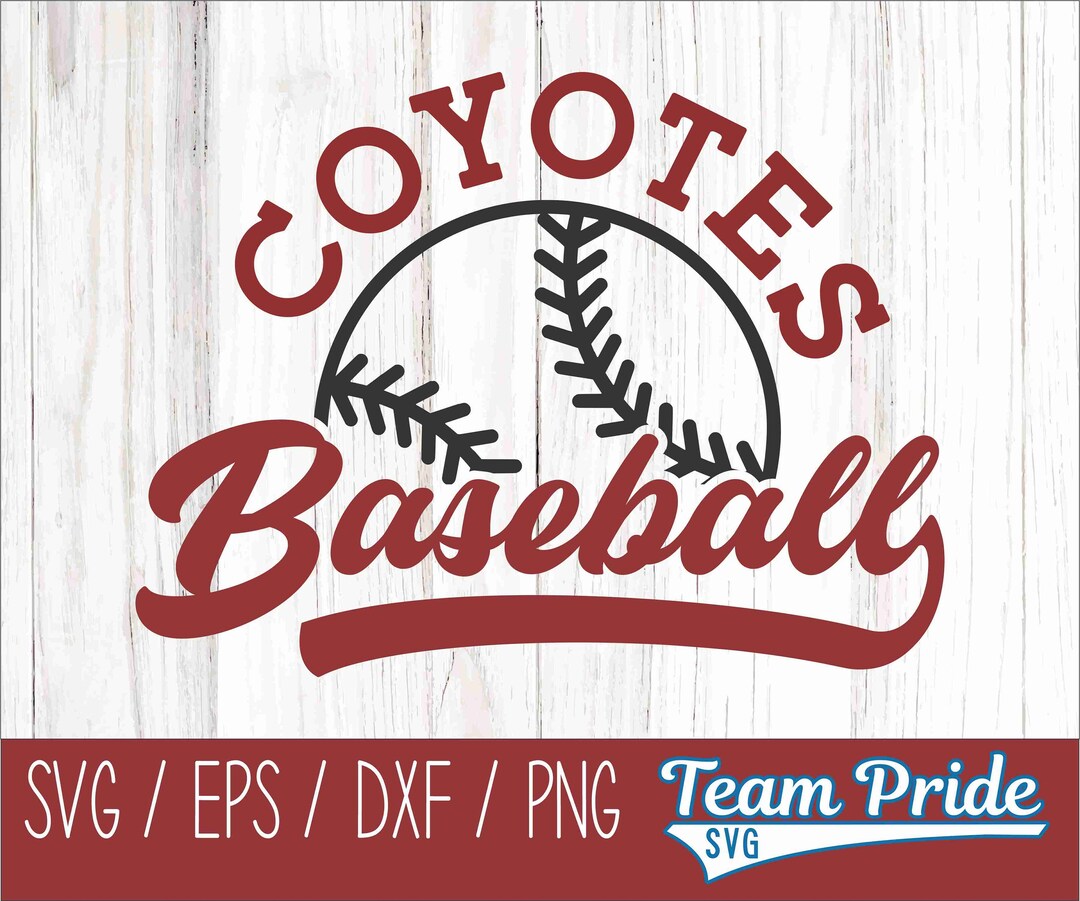 Coyotes Baseball Svg/dxf/eps/png Files - Sports Team Logo for Cutting ...