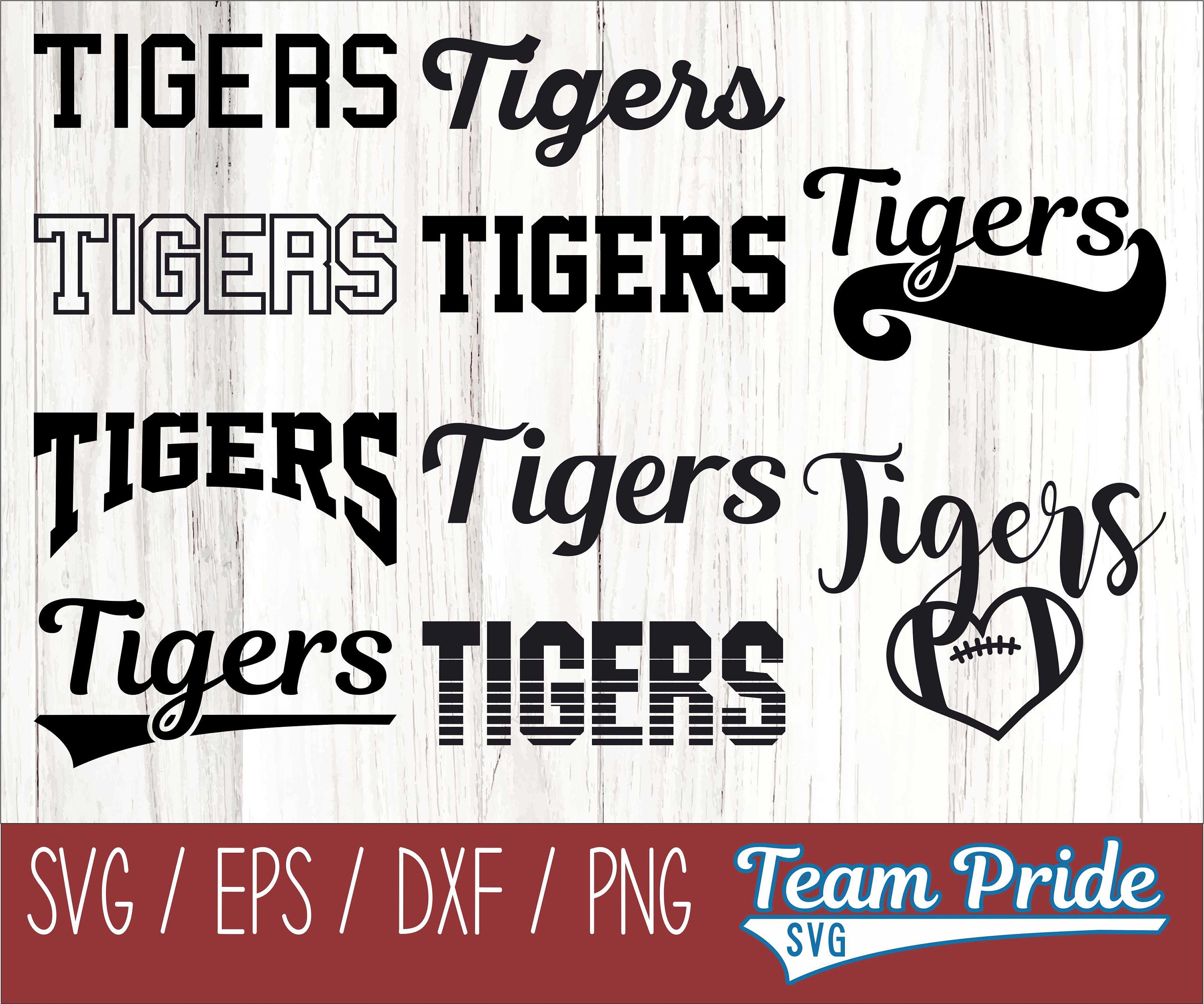 Tigers SVG Bundle Digital Download Printable Svg Eps Dxf - Etsy
