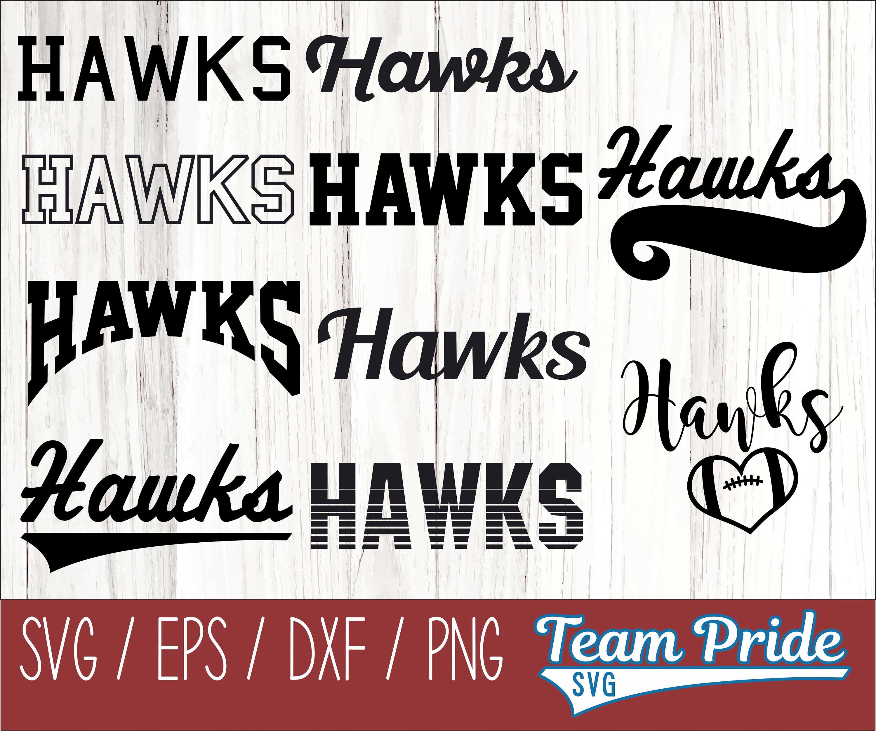 Hawks SVG Bundle Digital Download Printable - Svg, Eps, Dxf, Png File ...
