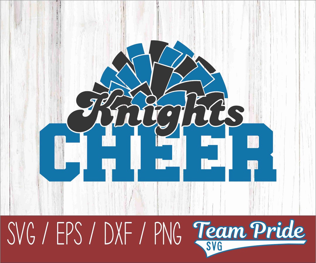 Knights Cheer Pom Pom SVG Digital Download Printable - Svg, Eps, Dxf ...