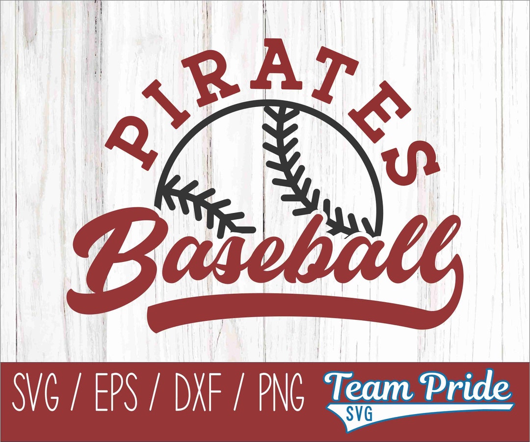 Pirates Baseball Svg/dxf/eps/png Files - Sports Team Logo for Cutting ...