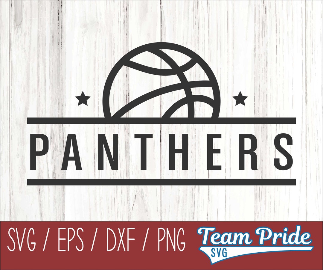 Panthers Basketball SVG Digital Download Printable - Svg, Eps, Dxf, Png ...