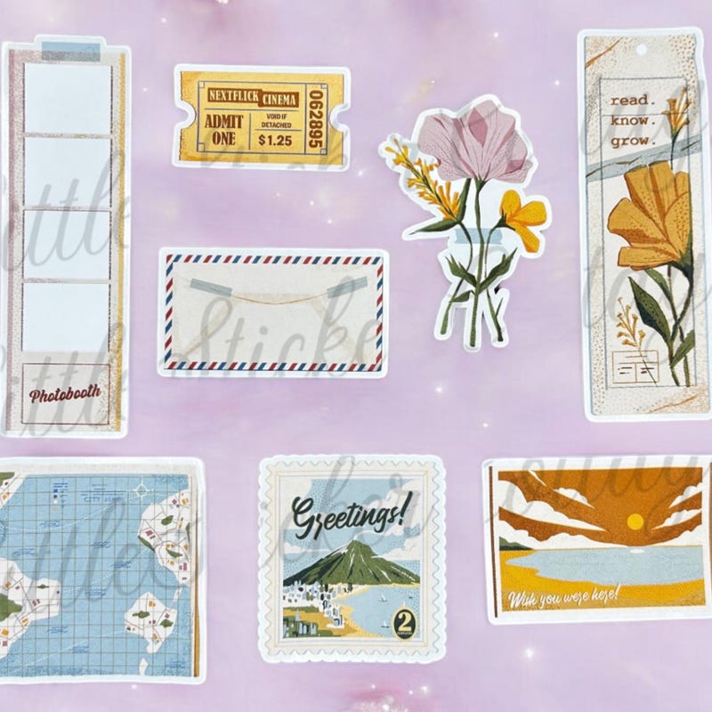 Journal Stickers - Etsy