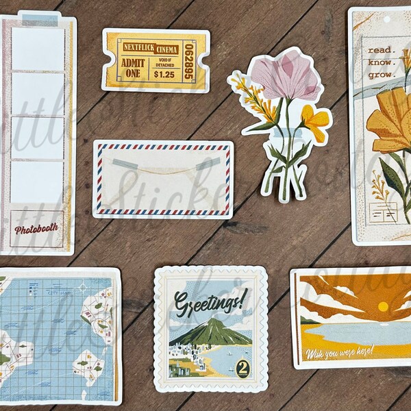 Journal Stickers - Etsy