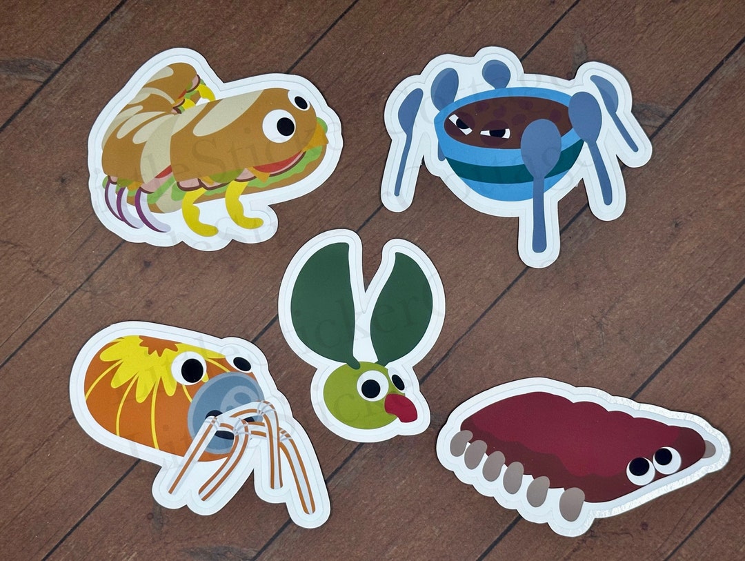 Snax Die Cut Stickers 8 Laptop Sticker, Crafting, Journal Sticker - Etsy