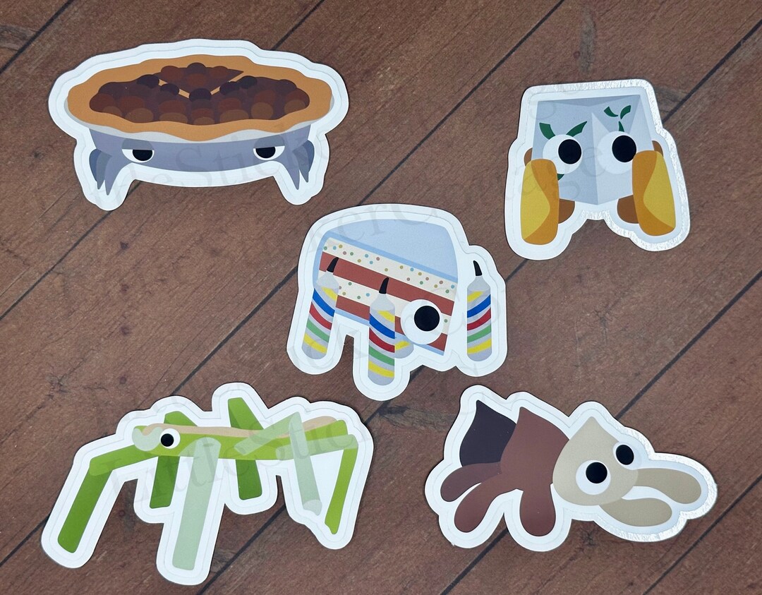 Snax Die Cut Stickers 7 Laptop Sticker, Crafting, Journal Sticker - Etsy