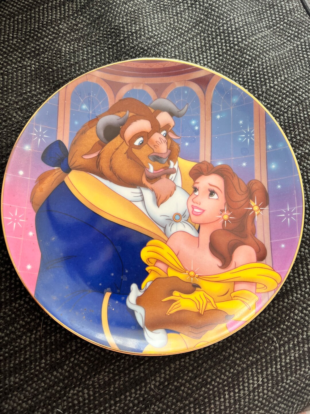 Beauty and the Beast Collector Plate - Etsy