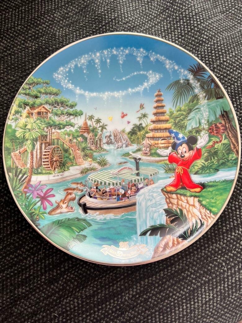 25th Anniversary Walt Disney Plate - Etsy