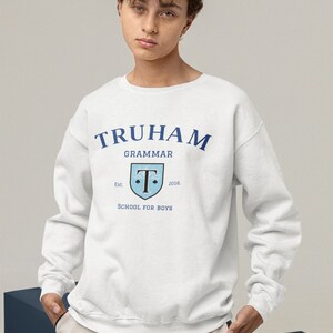 TRUHAM GRAMMAR SCHOOL Sweatshirt, Heartstopper Inspired Shirt ...