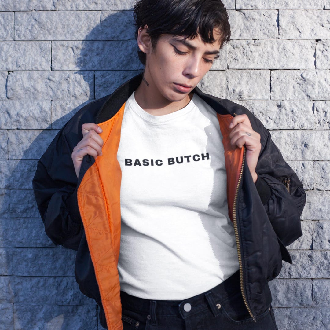 BASIC BUTCH SHIRT, Dyke Tshirt, Lesbian Pride Shirt, Funny Butch Pride ...