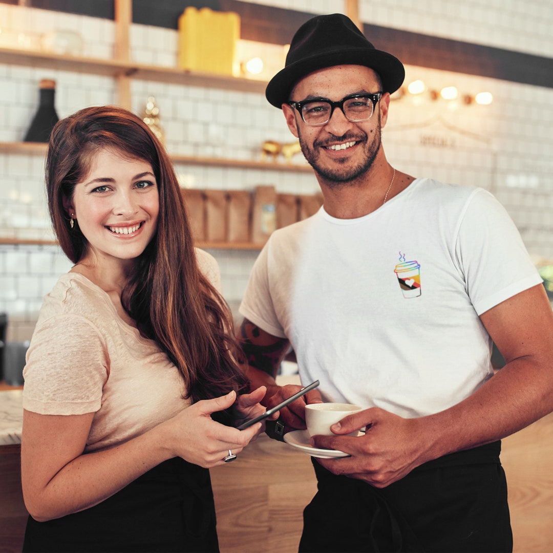 BARISTA PRIDE SHIRT, Lgbtq Coffee Shirt, Cafe Supporting Pride Month ...