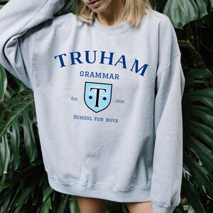 TRUHAM GRAMMAR SCHOOL Sweatshirt, Heartstopper Inspired Shirt ...