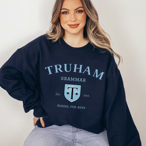 TRUHAM GRAMMAR SCHOOL Sweatshirt, Heartstopper Inspired Shirt ...