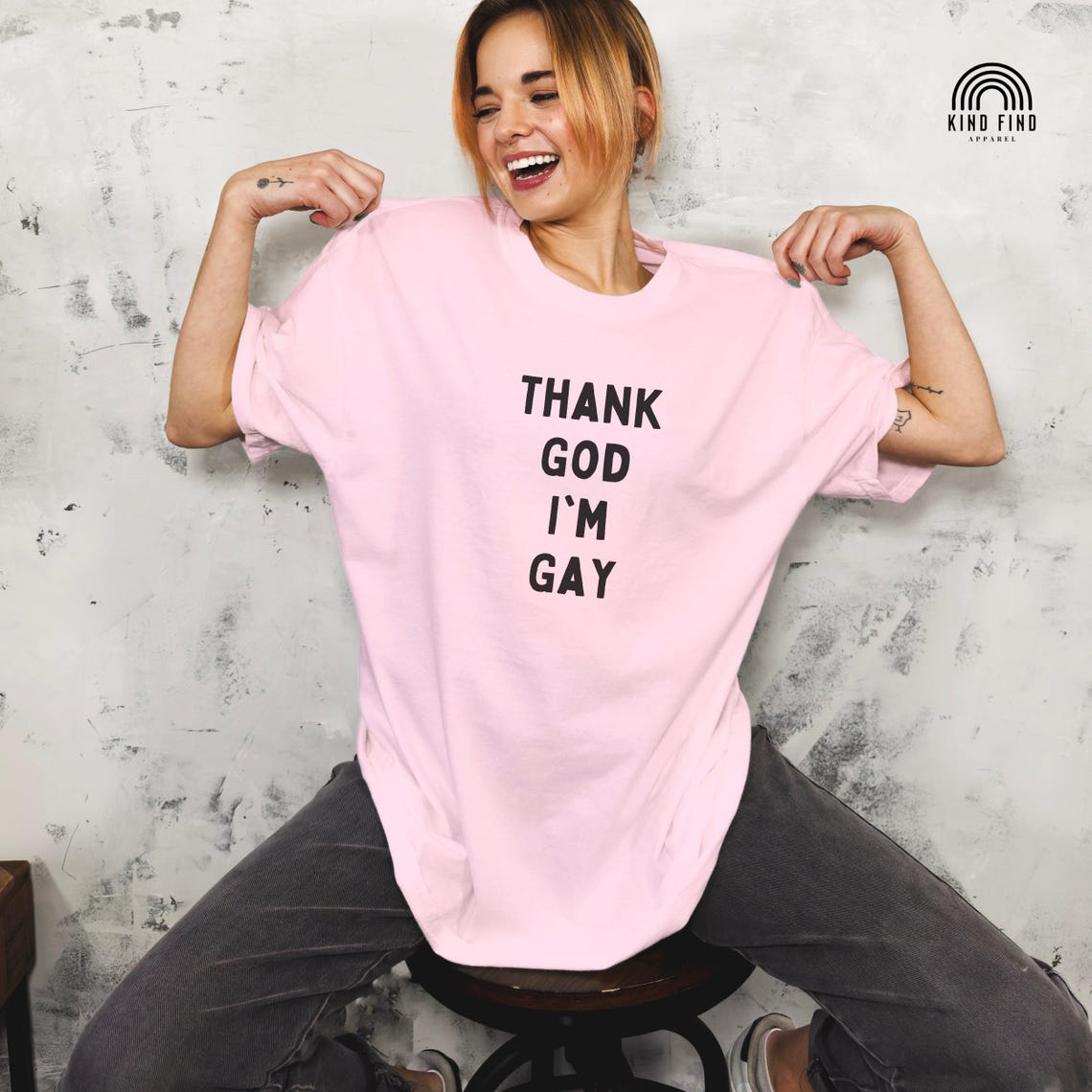 THANK GOD I'm GAY T-shirt, Vintage Pride Tshirt, Lesbian Shirt, Queer T ...