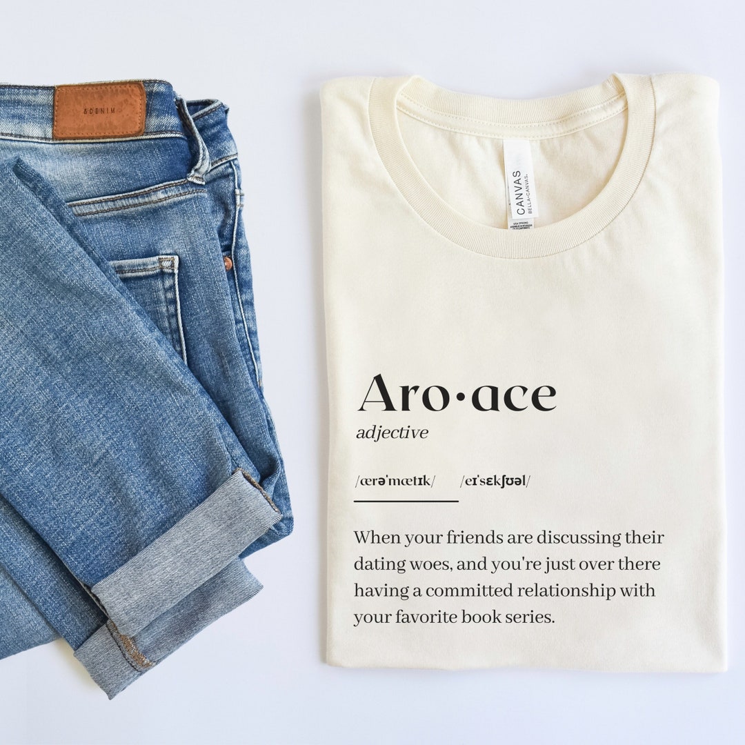 AROACE DEFINITION SHIRT, Aroace Tshirt, Funny Ace Pride Shirt ...