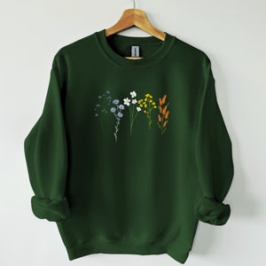 AROACE SWEATSHIRT, Subtle Aroace Shirt, Wildflower Sweatshirt ...