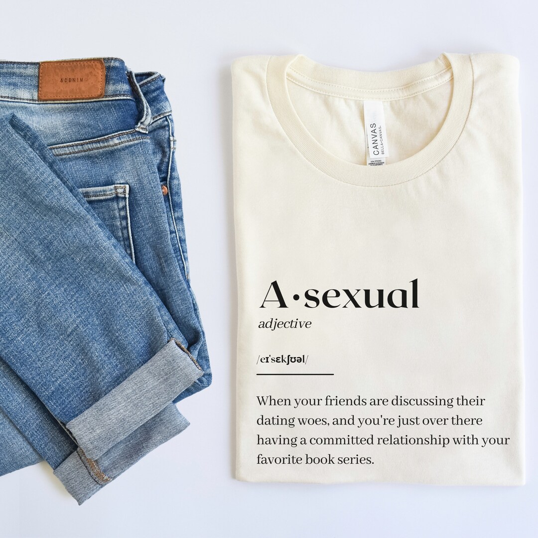 Asexual Definition Shirt Ace Pride Tshirt Funny Asexual Bookish Shirt Ace Book Lovers Tee
