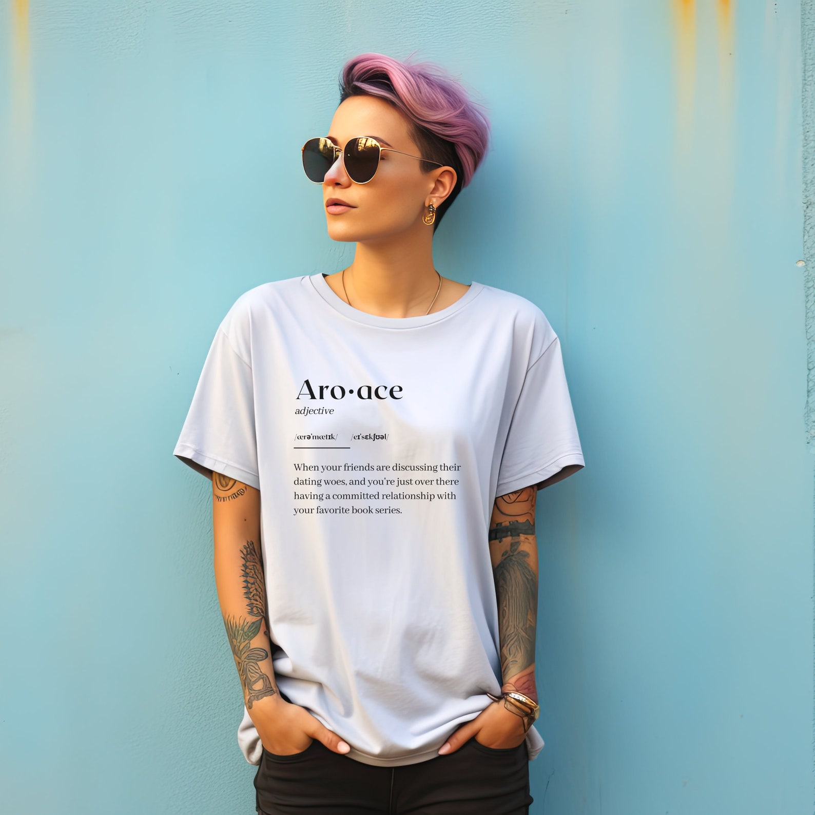 AROACE SHIRT, Aroace Definition Tshirt, Funny Ace Pride Shirt ...