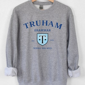 TRUHAM GRAMMAR SCHOOL Sweatshirt, Heartstopper Inspired Shirt ...