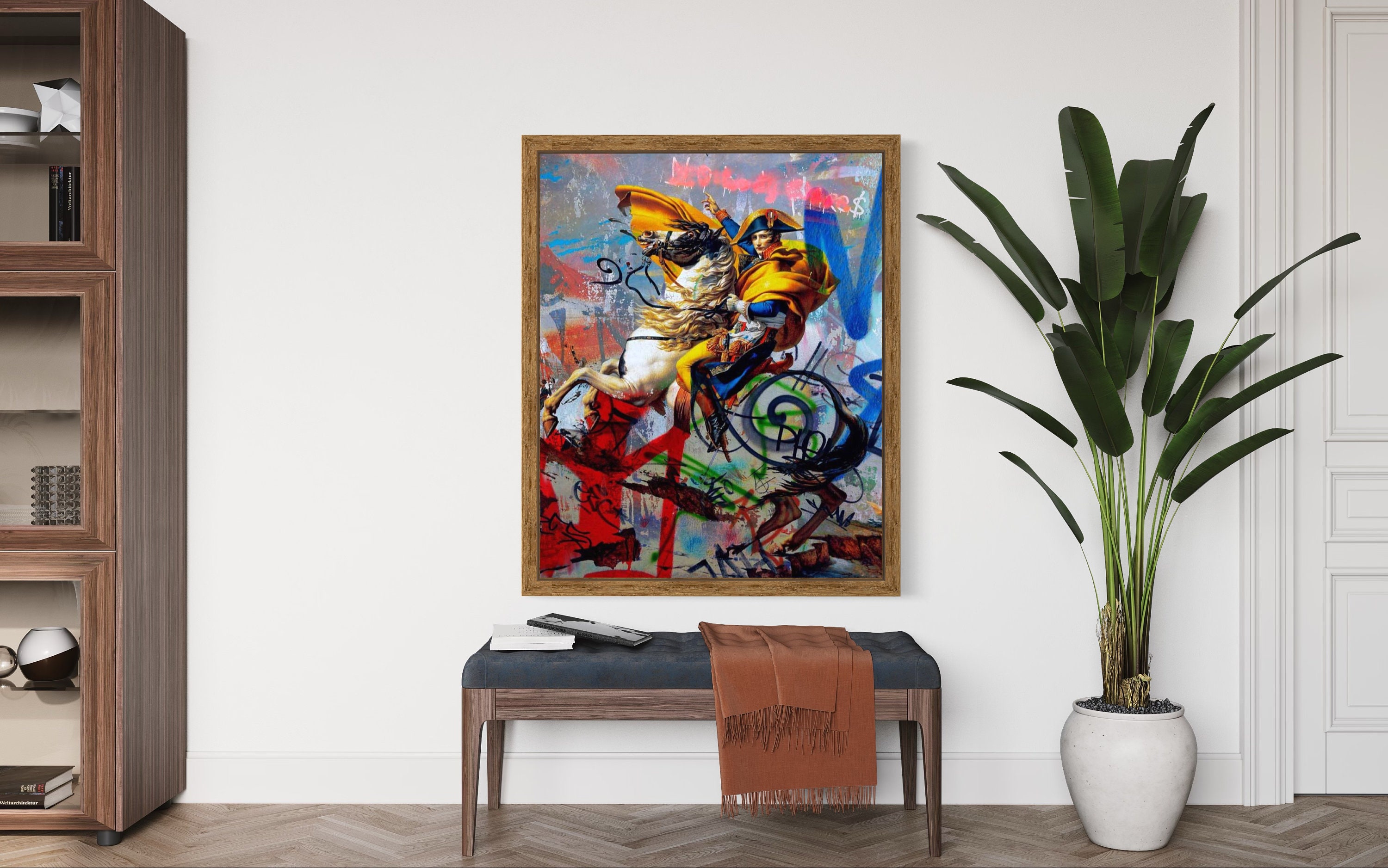 Banksy Napoleon Bonaparte Canvas Wall Art Canvas Design Home - Etsy Canada