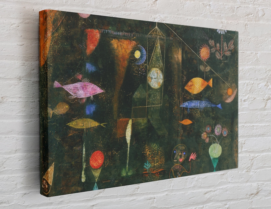Paul Klee Fish Magic Canvas Wall Art Canvas Design Home - Etsy