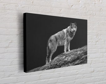 Lone Wolf Print - Etsy