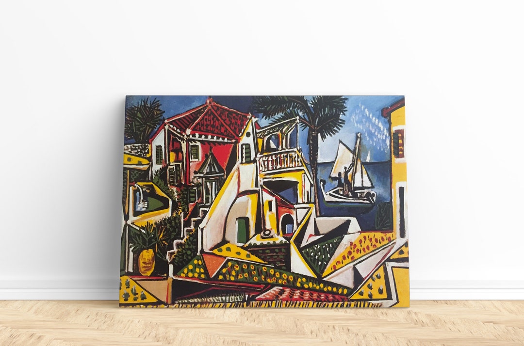 Pablo Picasso Mediterranean Landscape Canvas Wall Art - Etsy
