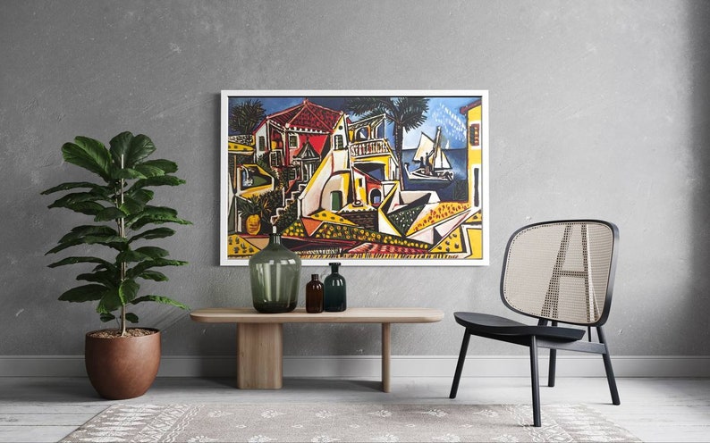 Pablo Picasso Mediterranean Landscape Canvas Wall Art - Etsy