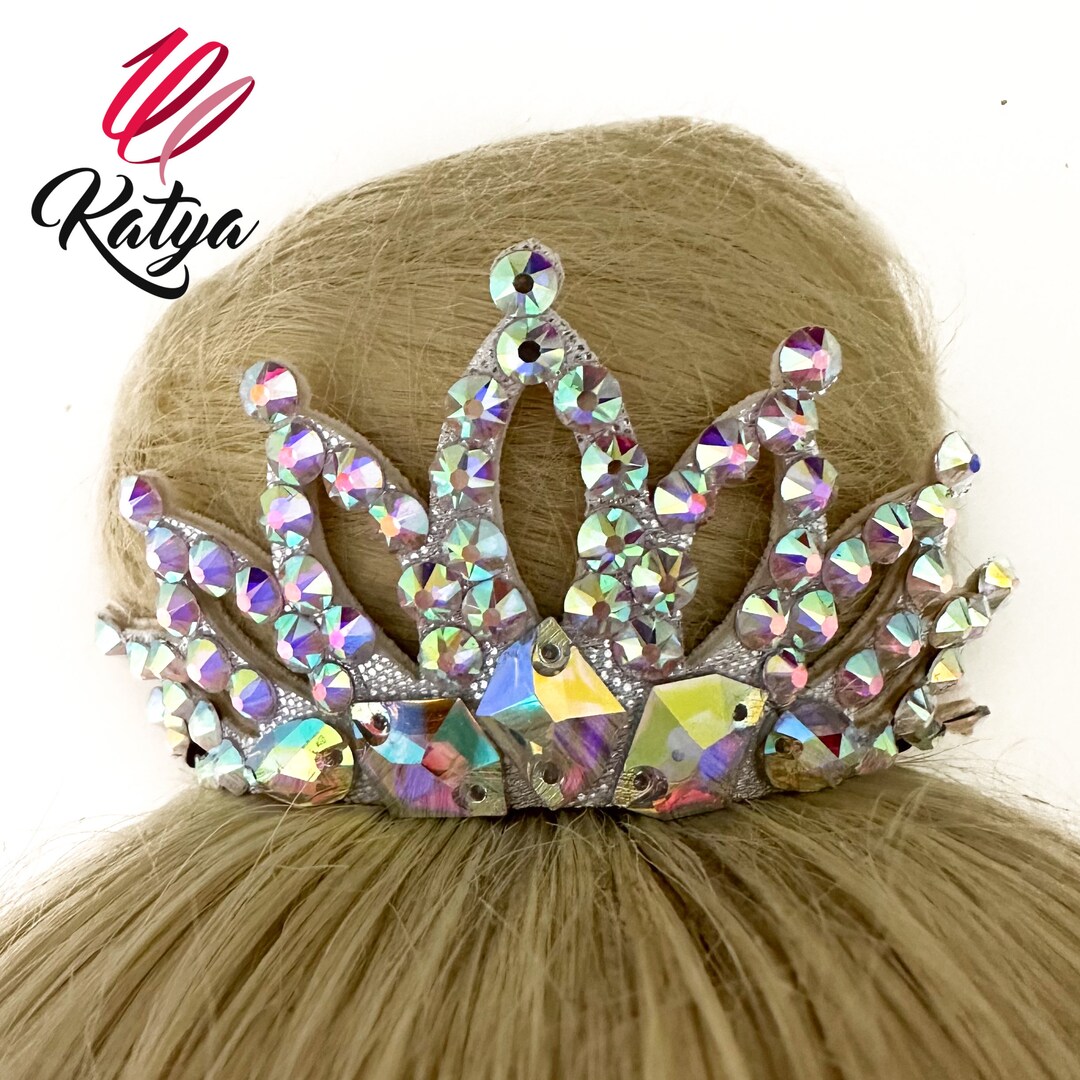 Crown Bun Rhythmic Gymnastic Accessories for Hair Jewelery Rgcrown ...