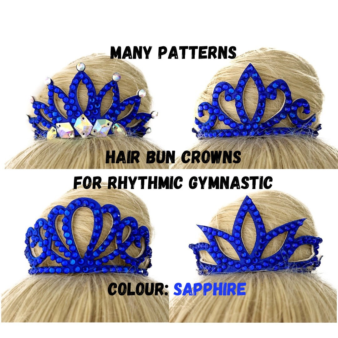 Crown Bun Rhythmic Gymnastic Accessories for Hair Jewelery Rgcrown ...