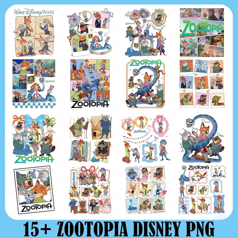 Zootopia 2 Png Clipart - Etsy UK