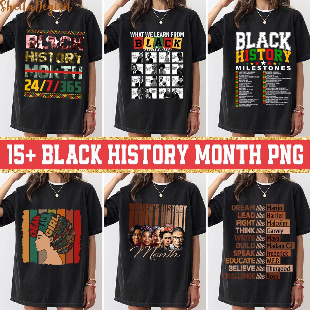 15+ Black History Month Png Bundle, Juneteenth Png Bundle, Black People ...