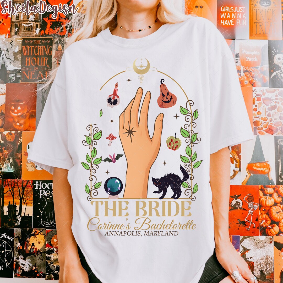 Custom Witchy Bachelorette Png, Halloween Bachelorette Party Png ...