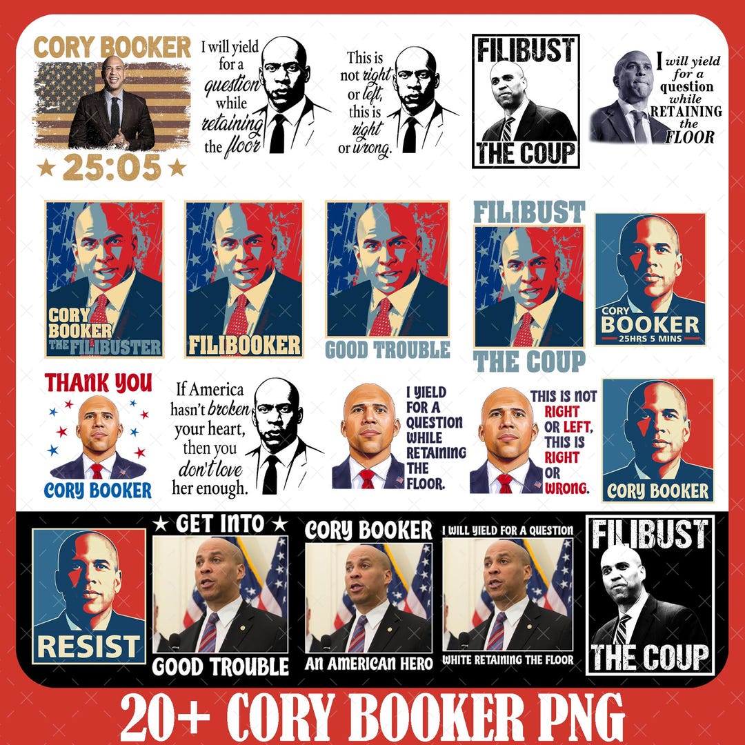 19+ Cory Booker Png Bundle, Wisconsin Can't Be Bought Png, 25 Hours 5 ...