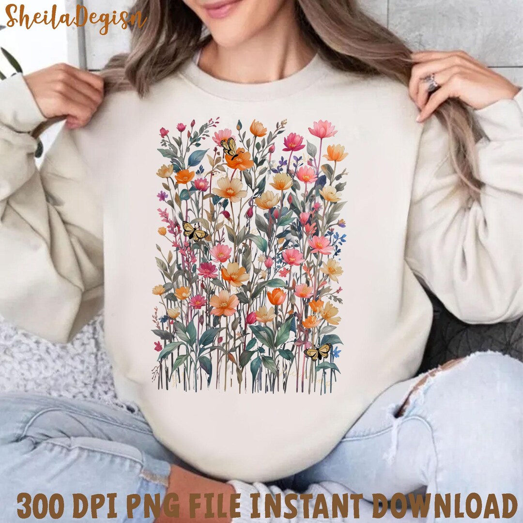 Subtle F*ck Trump Png Ditsy Floral Anti Trump Png, Vote Blue Election ...