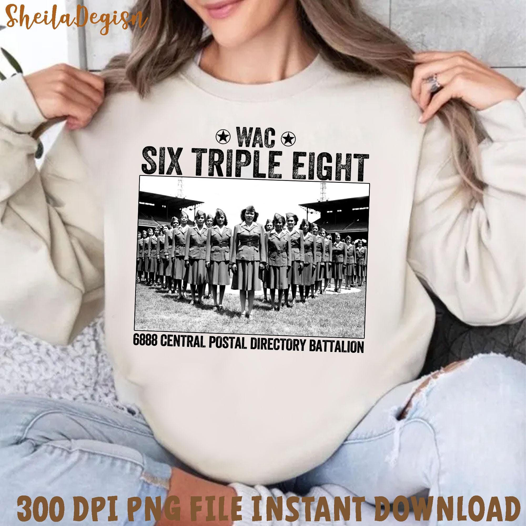 6888th Png, Six Triple Eight Png, Black Women's Army Corps Png, Women's ...