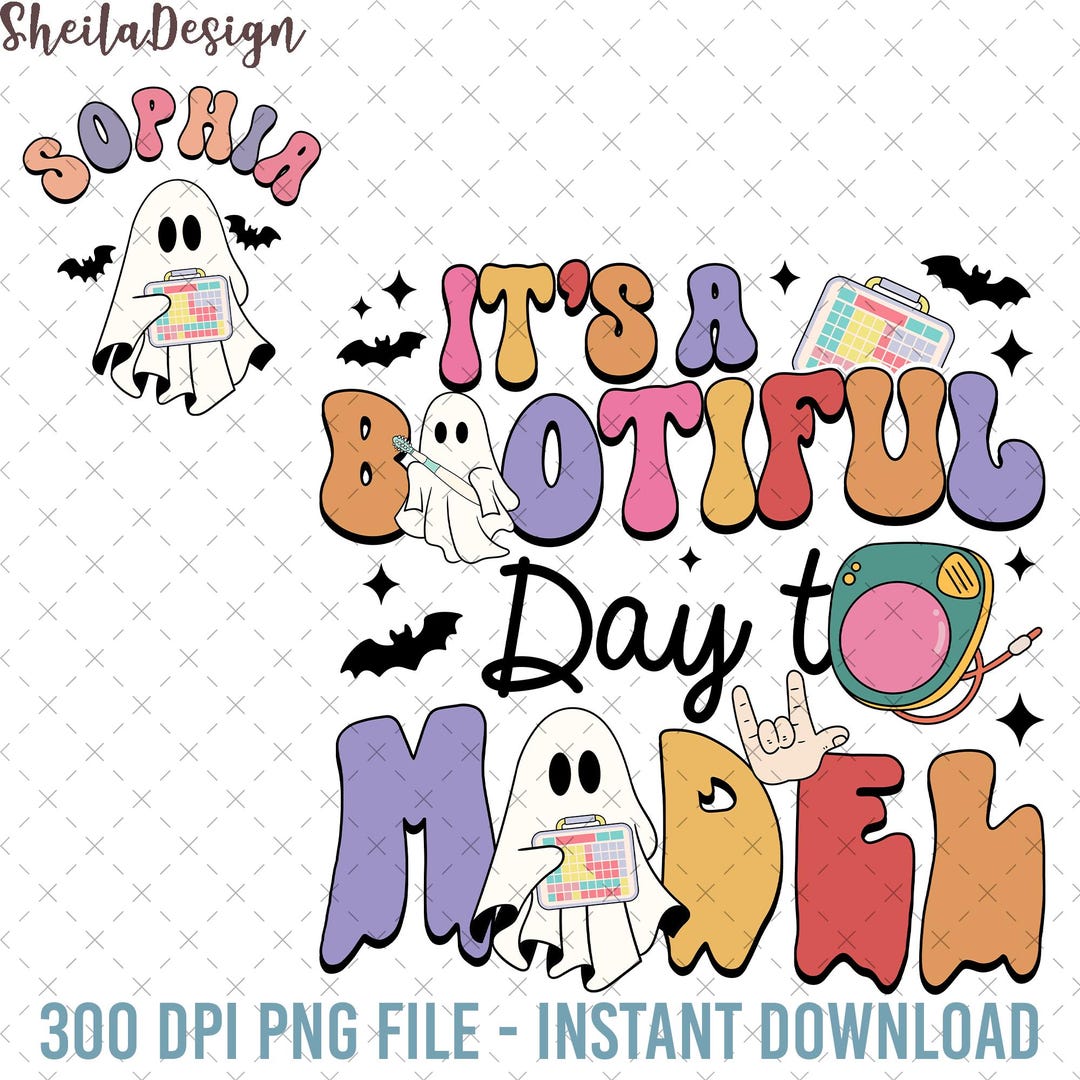 It's A Bootiful Day to Model SLP Halloween Png, Trick or Speech Png ...